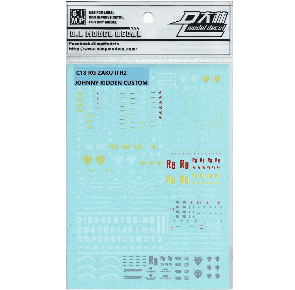 SIMP C18 RG Zaku II R2 Johnny Ridden Custom | HobbyOne Japan