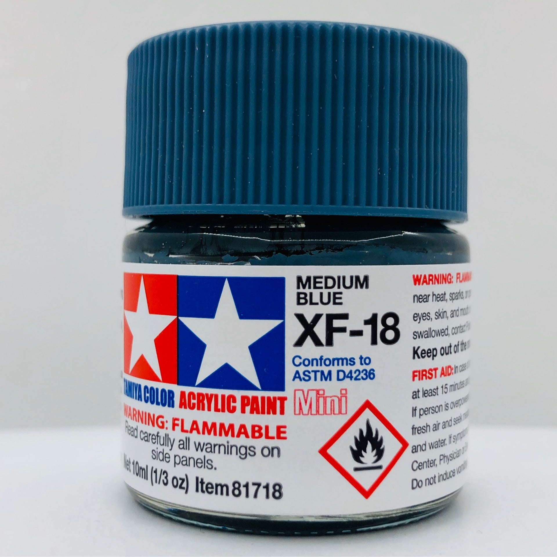 Tamiya XF-18 Medium Blue | HobbyOne Japan