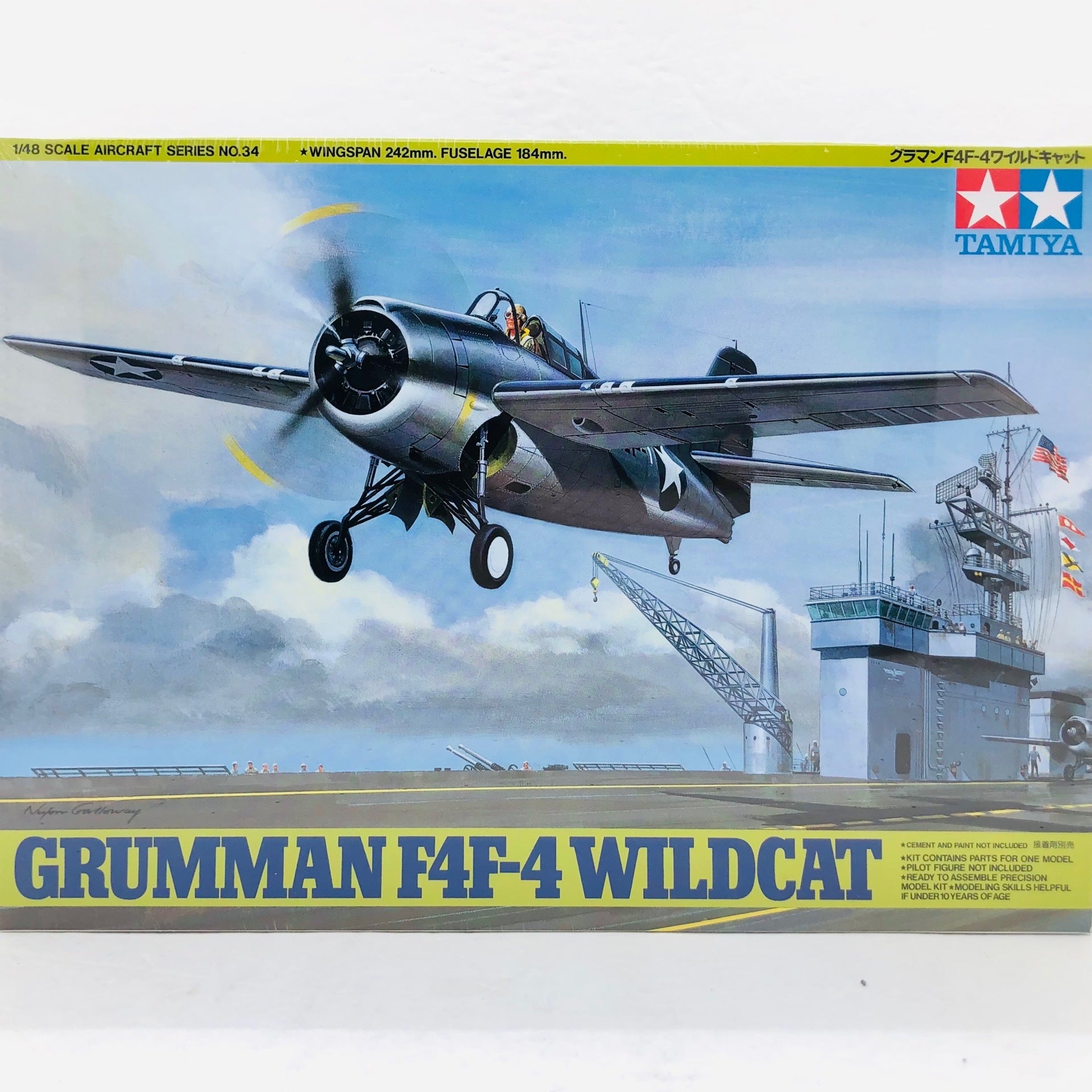 Tamiya #61034 Grumman F4F-4 Wildcat | HobbyOne Japan