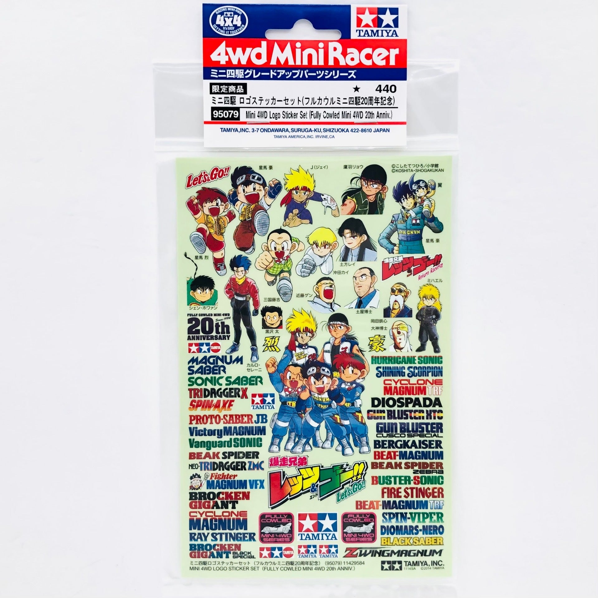 Mini 4WD #95079 Sticker Set | HobbyOne Japan