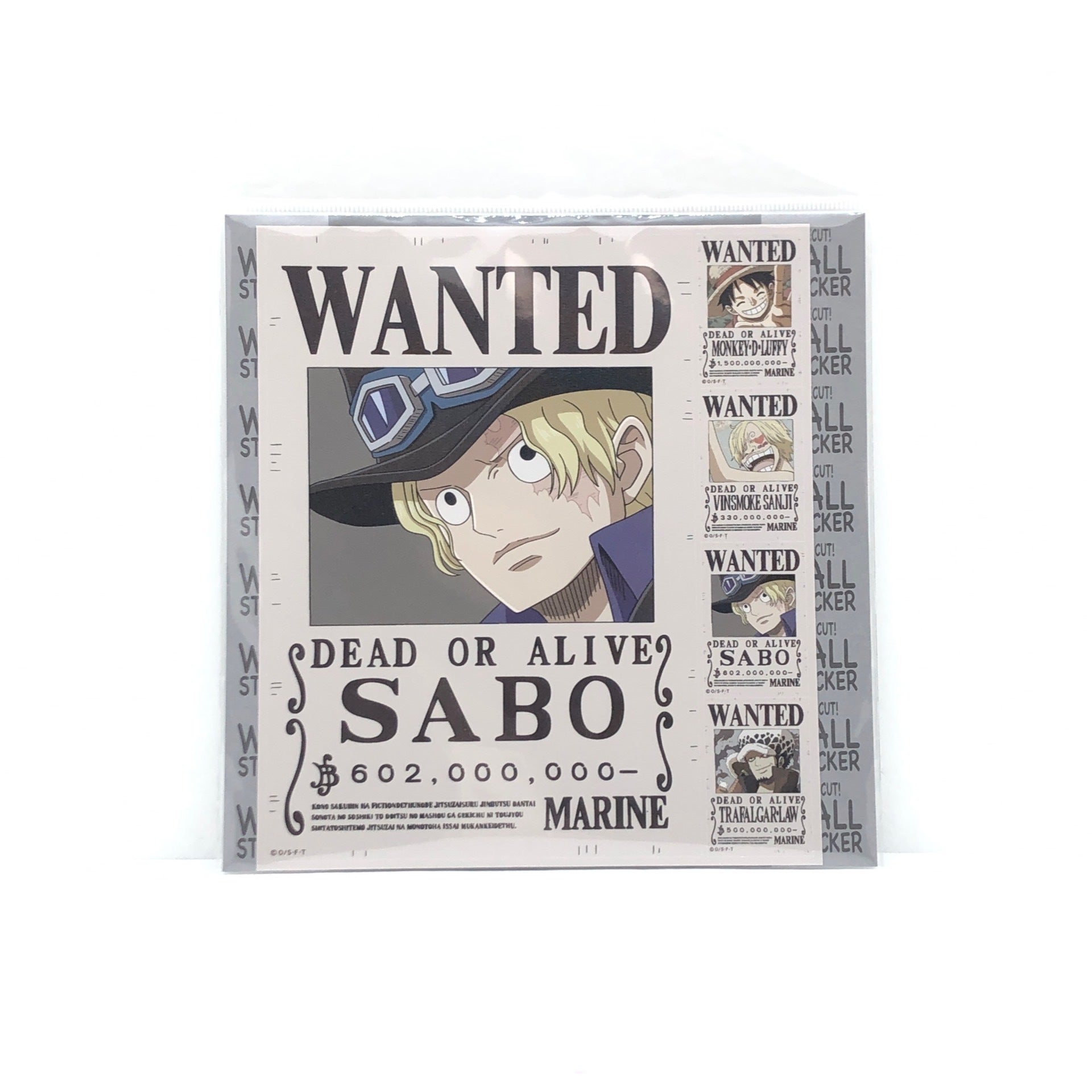 ONE PIECE: LCS-1196/Tehaisho Big Wall Sticker 3 Sabo | HobbyOne Japan