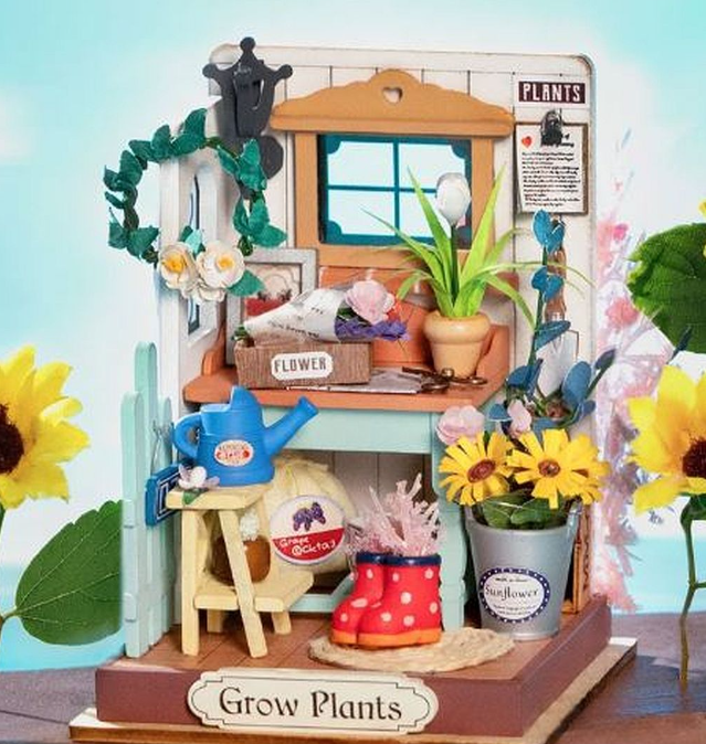 DIY Miniature House Dreaming Terrace Garden | HobbyOne Japan